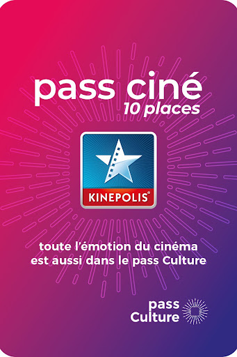 PASS CINE 10 PLACES | pass Culture