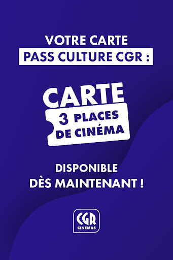 Carte CGR Pass Culture 3 Places | pass Culture