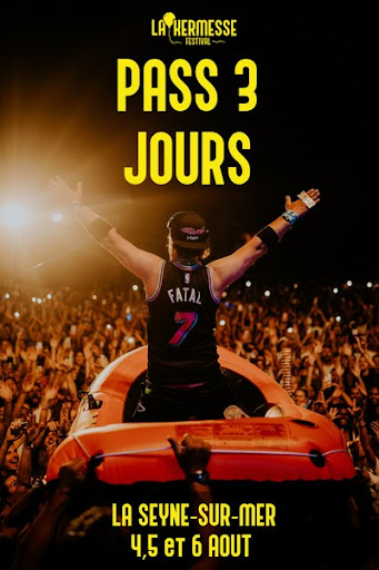 PASS 3 JOURS - La Kermesse Festival - Seyne-Sur-Mer | pass Culture